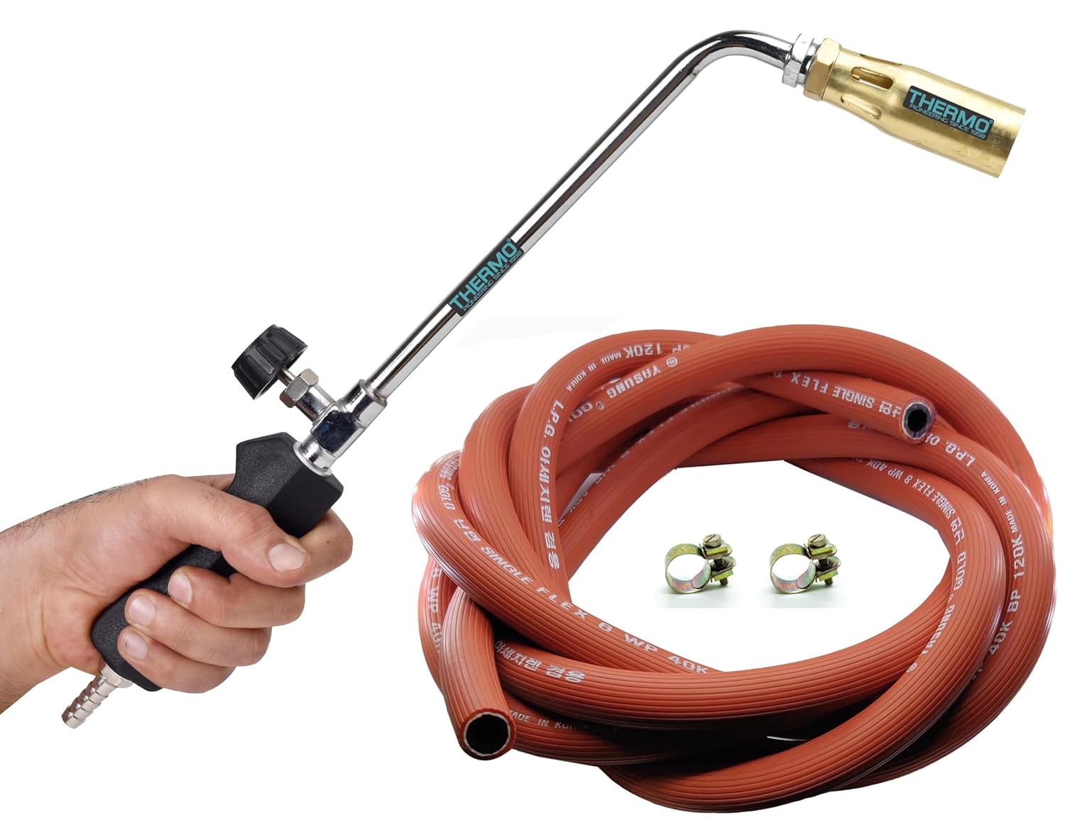 Thermo 42 cm (16.5 inch) Flamethrower with Burner (Size no.4) with 5 ...