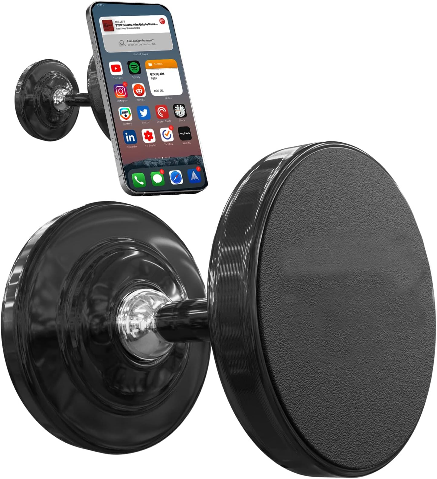Amazon.com: Gym Magnetic Holder for Cellphone | 360° Phone Holder for ...