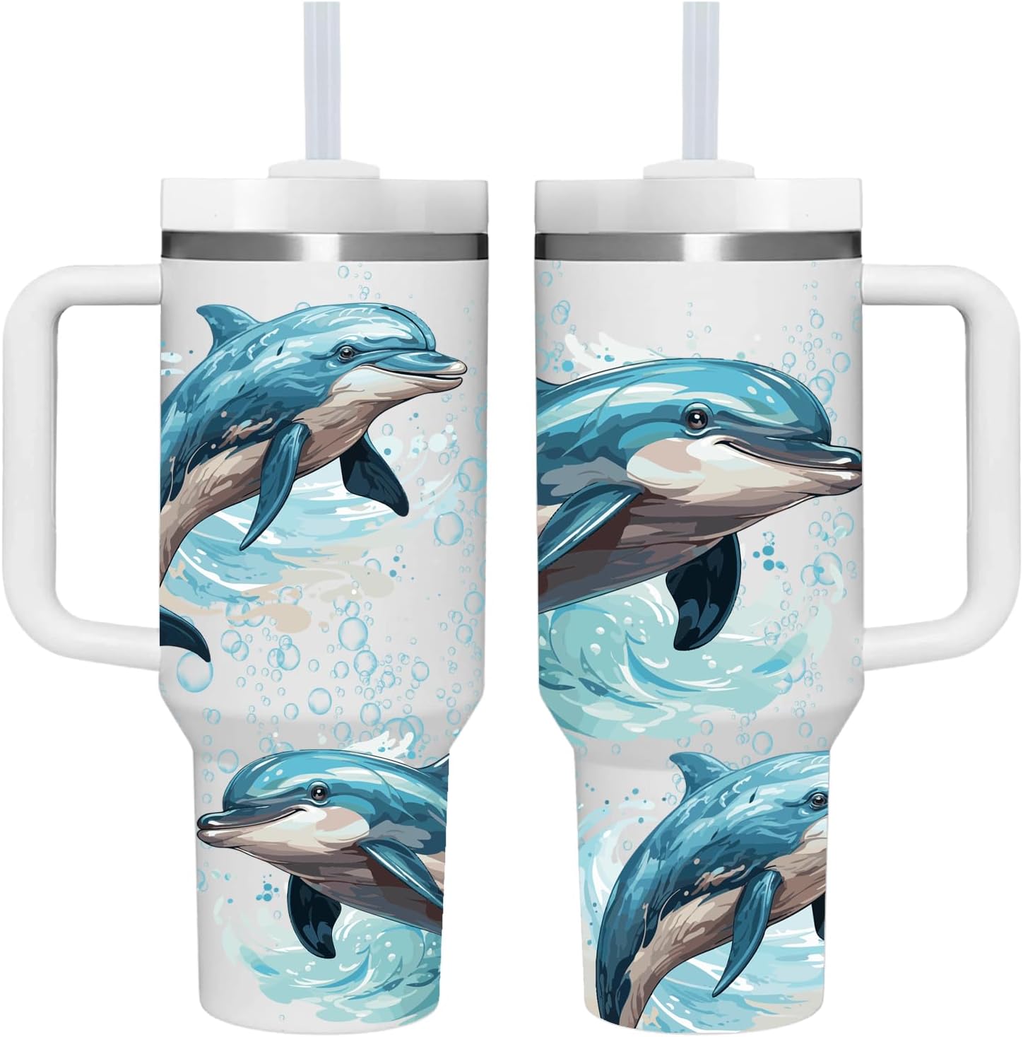Amazon.com | Wassmin Dolphin Tumbler Dolphin Gift For Women Girls Teen ...