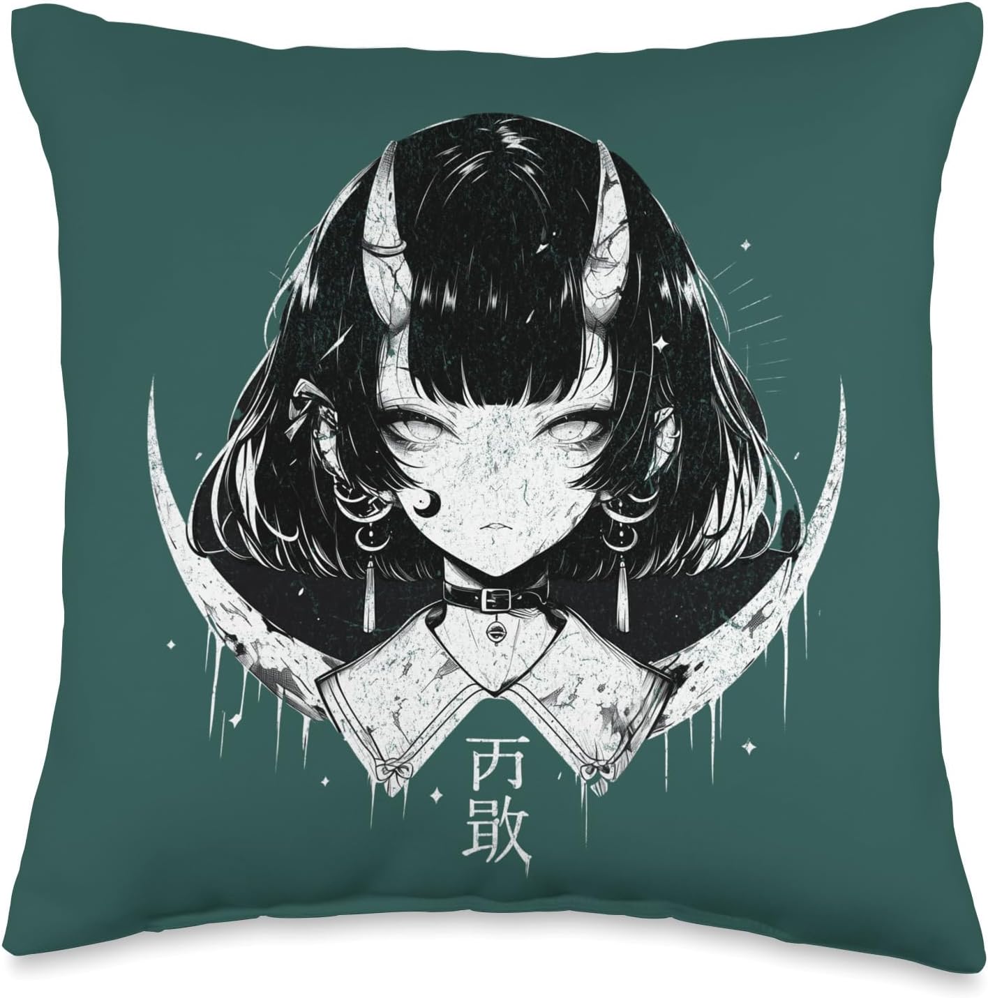 Amazon.com: Gothic Anime Demon Waifu Cute Japan Manga Vaporware Retro ...