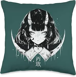 Amazon.com: Gothic Anime Demon Waifu Cute Japan Manga Vaporware Retro ...