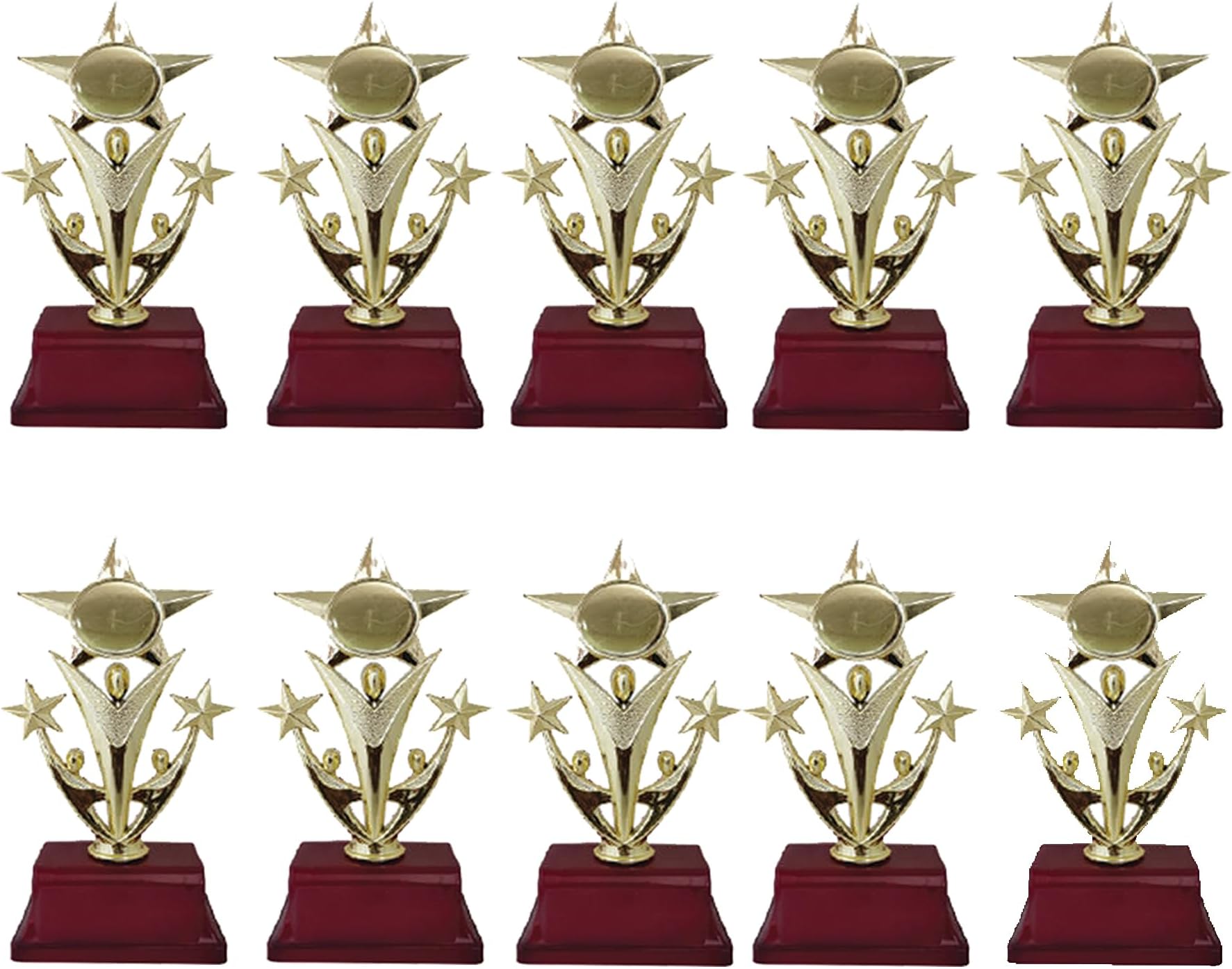 10 PC Trophy 01 for Events, Functions, Award (17 cm) : Amazon.in ...