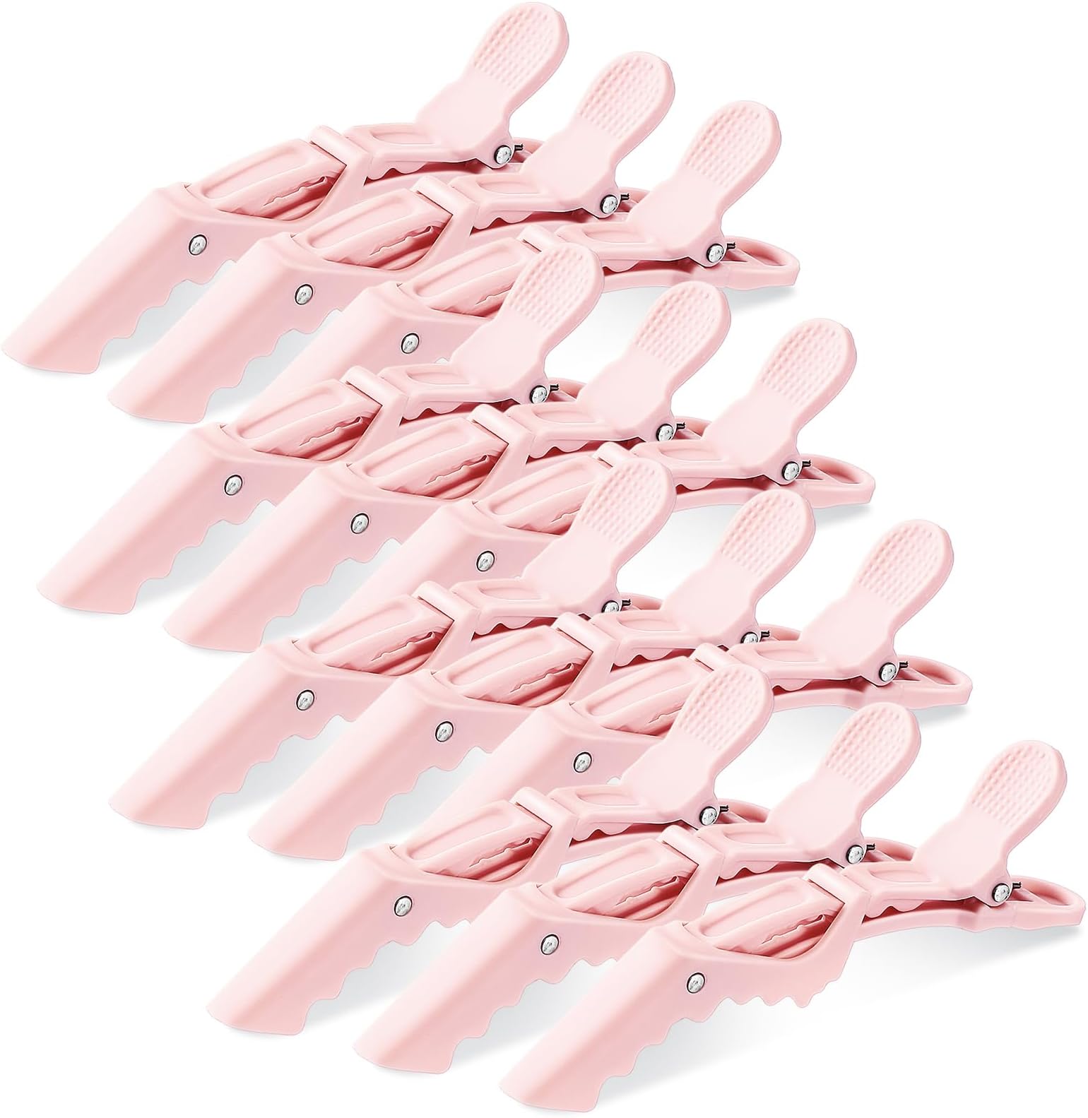 Amazon.com : Havawish 12 Pcs Alligator Clips for Hair Styling Matte ...