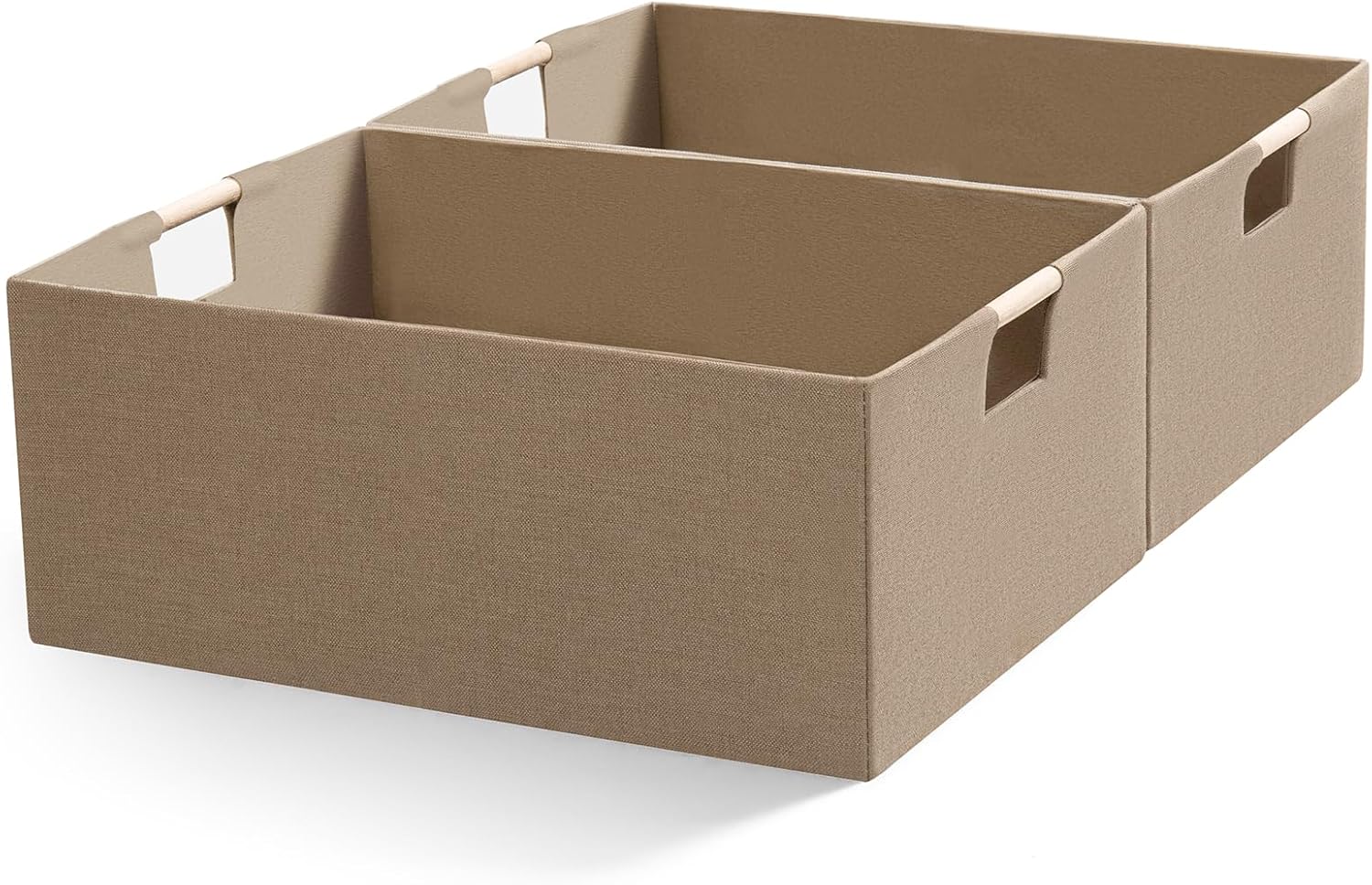 Amazon.com: Foldable Fabric Storage Cubes, 2 Packs Cloth Storage ...