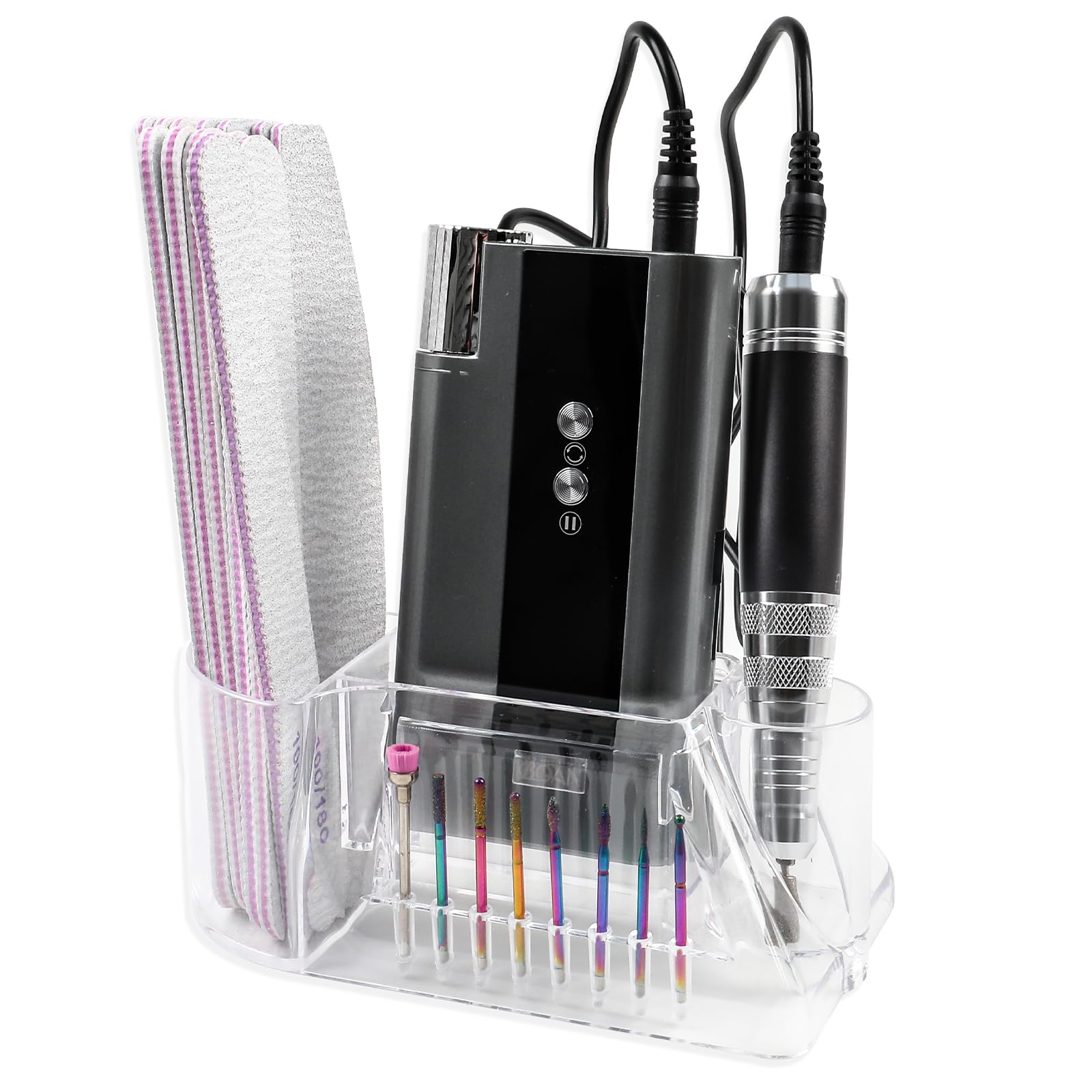 Amazon.com: BQAN Nail Drill Holder Stand, 8 Holes for Nail Drill Bits ...