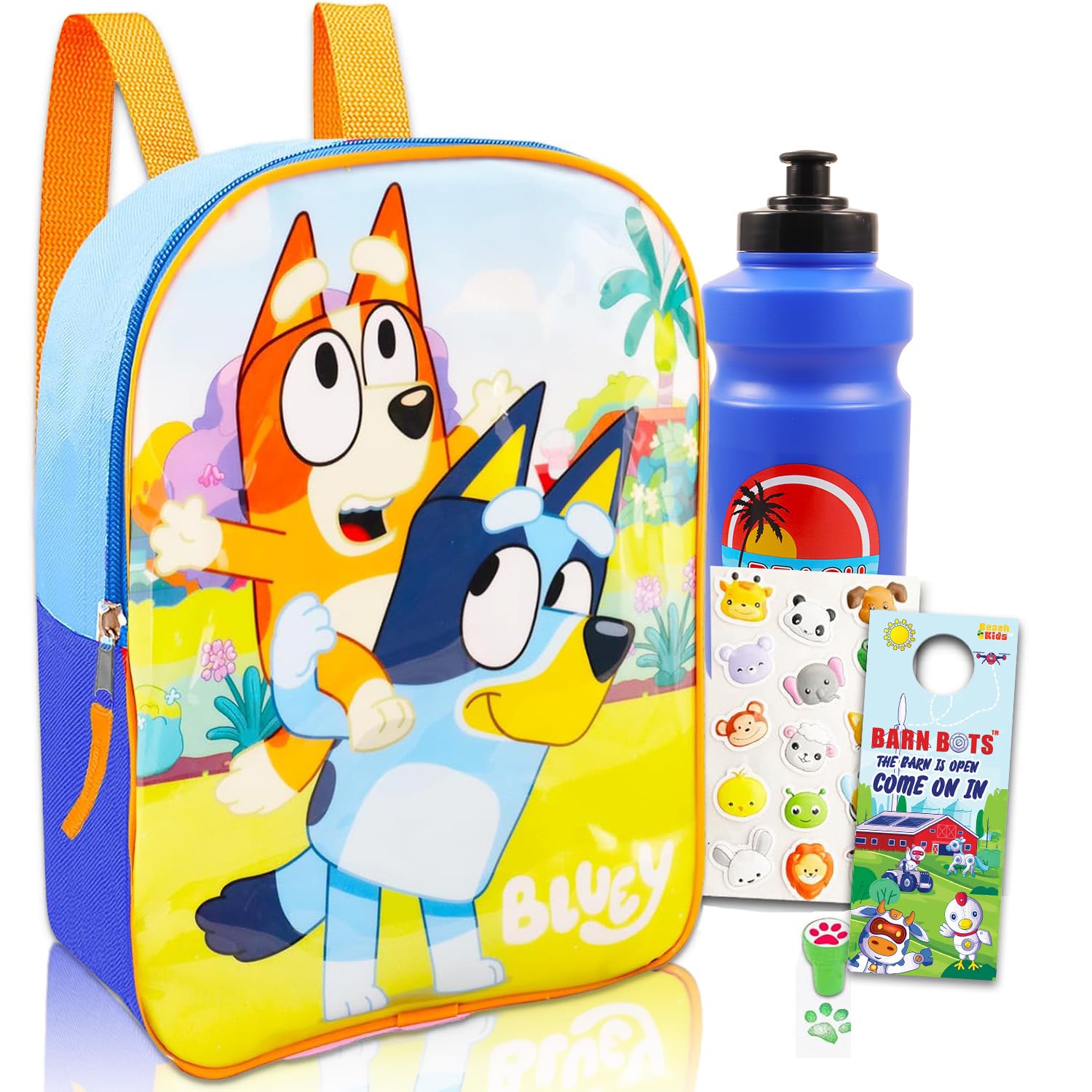 Buy Bluey Mini Backpack for Kids - Bluey School Bag Bundle with 11 ...