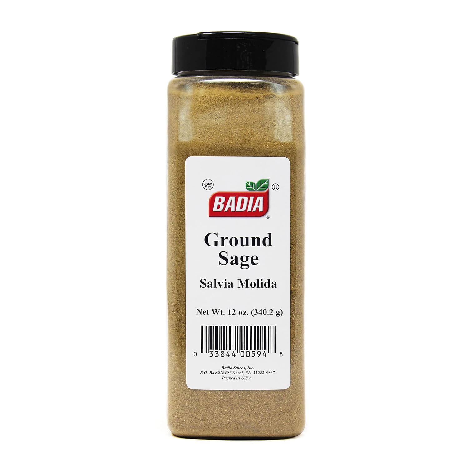 Amazon.com : Badia Sage Ground, 12 Ounce (Pack of 6) : Sage Leaf Spices ...