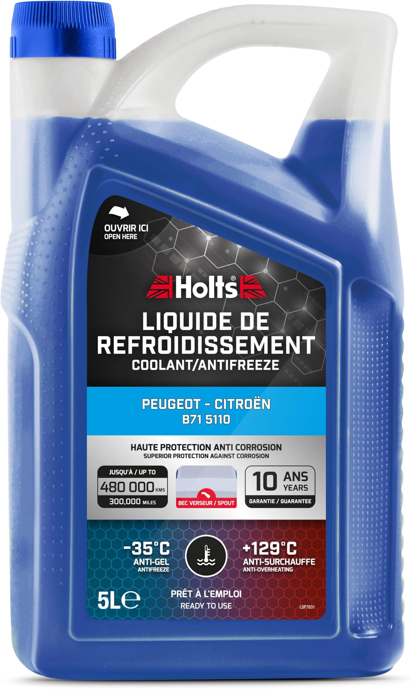 Holts HAFR0002B Antifreeze Coolant for Peugeot Citroen with spout 10 ...