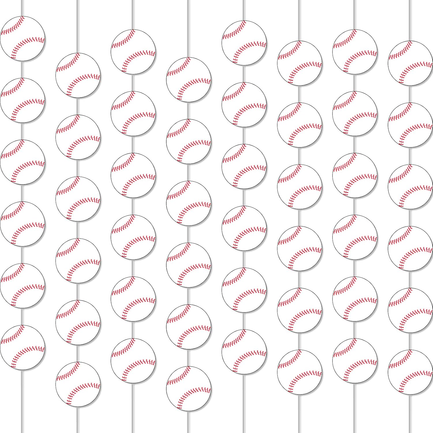 Amazon.com: 8 Packs Baseball Party Banners Baseball Garland Kit ...