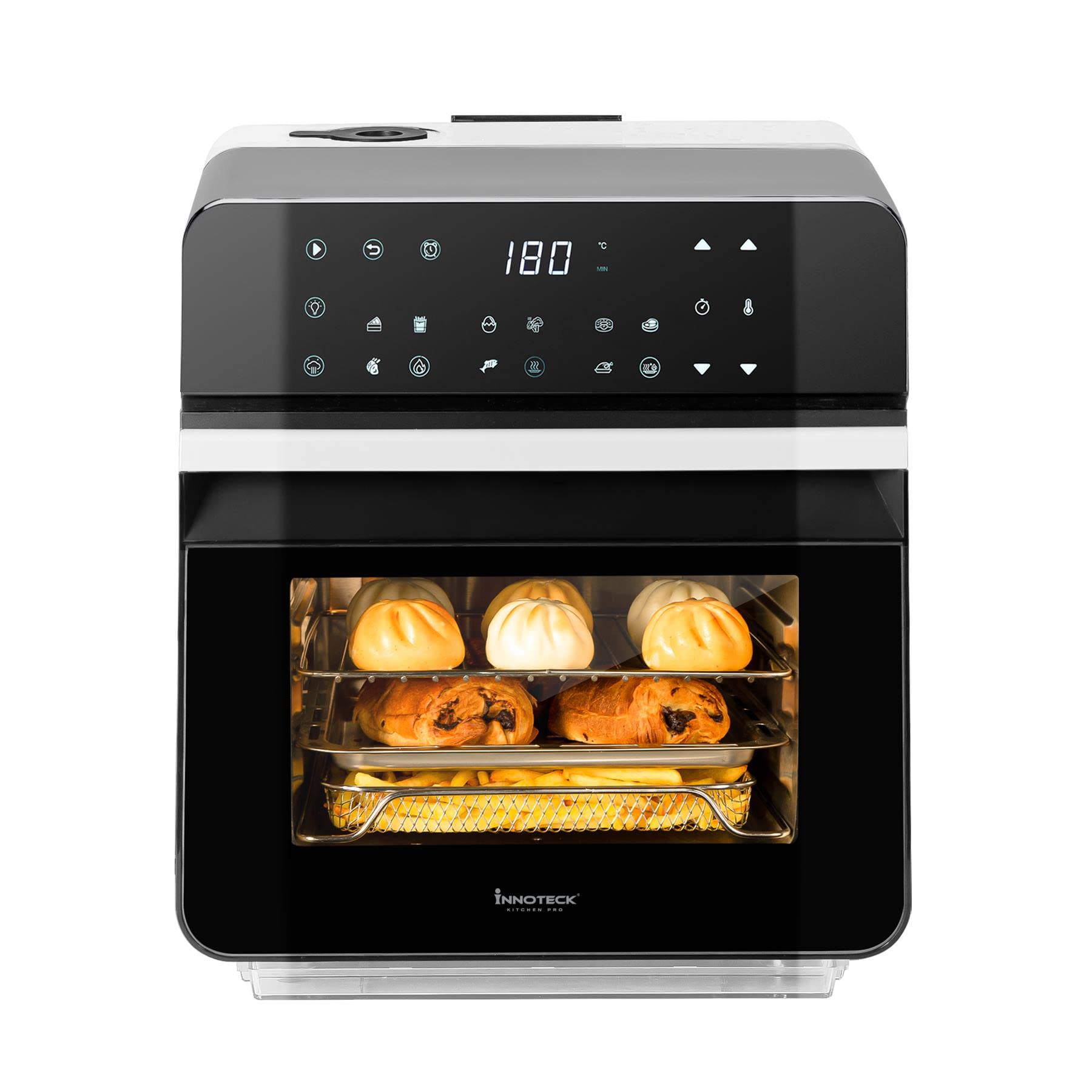 Innoteck Kitchen Pro 11L Steam Air Fryer Oven - Large 11L Capacity, 9 ...