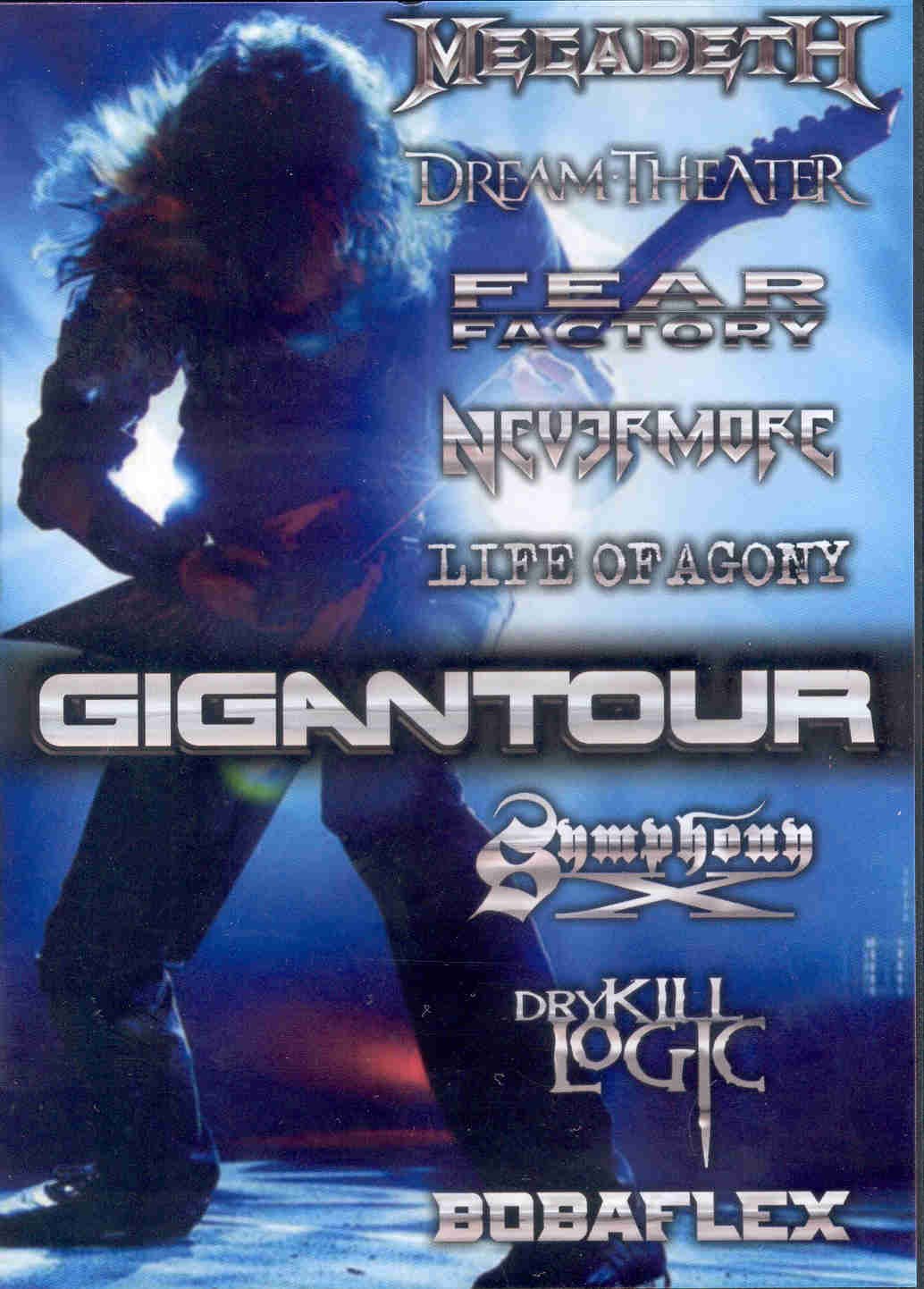 Dream Theater, Fear factory, Nevermore, megadeth, life of agony symphony x, dry kill logic ...