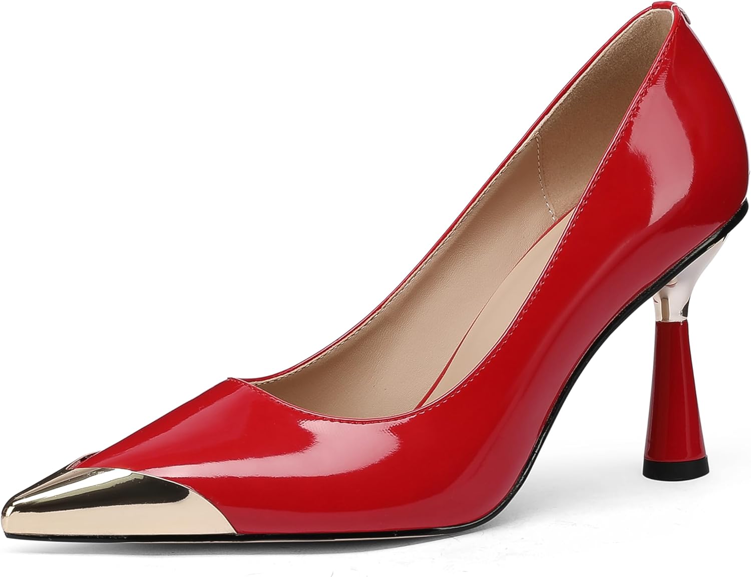 Amazon.com | LingxiaUne Pumps for Women Pointed Toe Stiletto High Heels ...