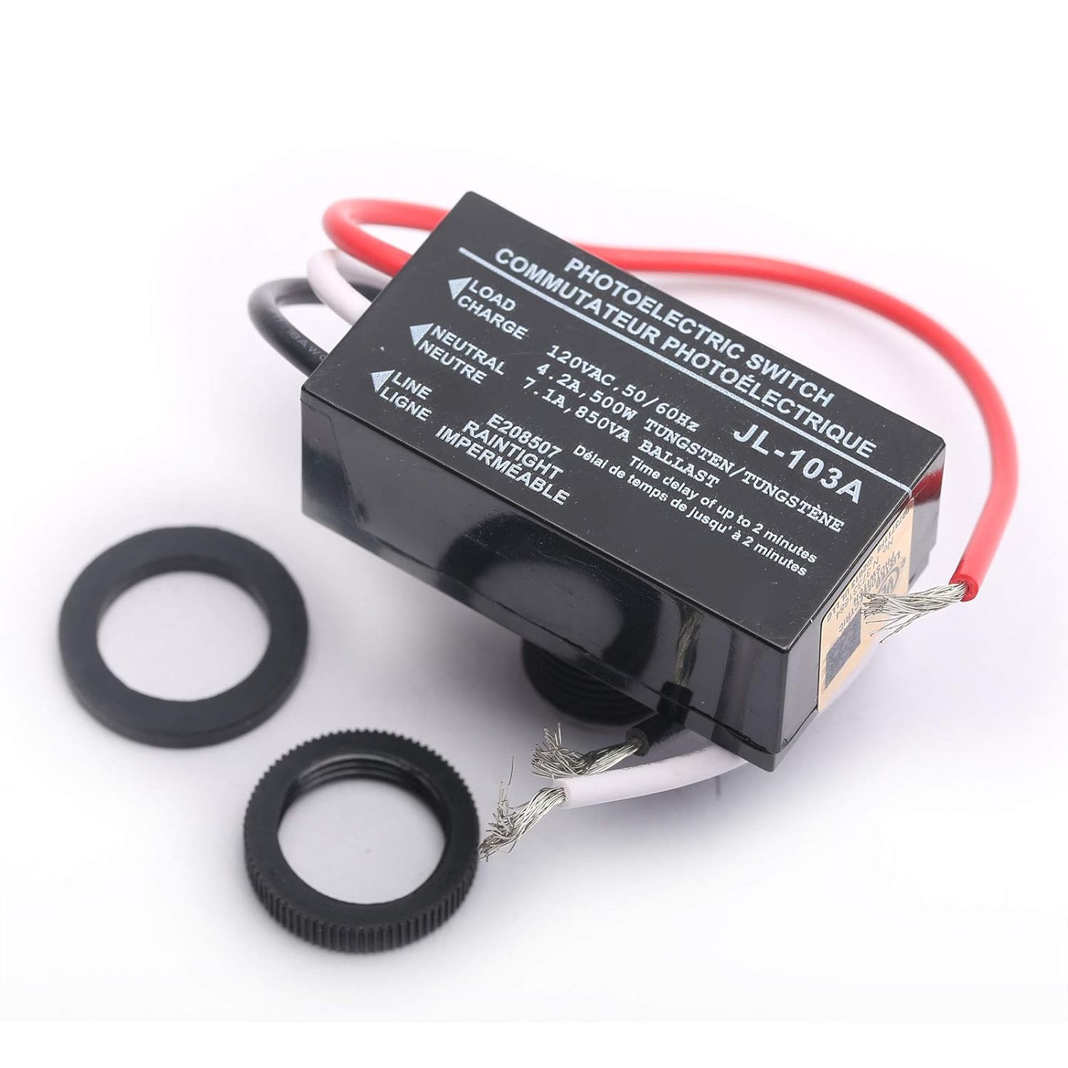 DEVMO Photoelectric Switch Photocell Dusk to Dawn Button Flush Mount ...