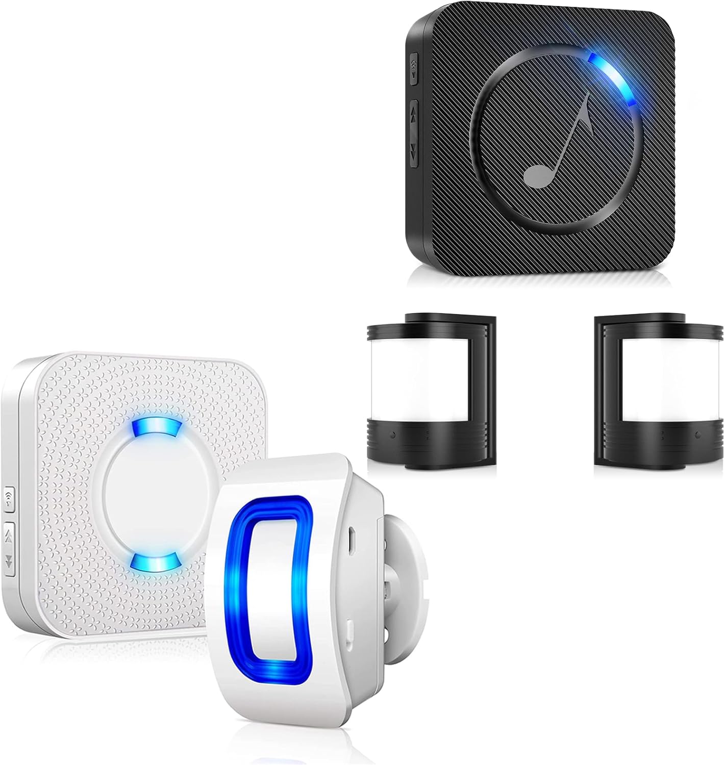 Amazon.com: Wireless Motion Sensor LED Light - Motion Detector Alarm ...