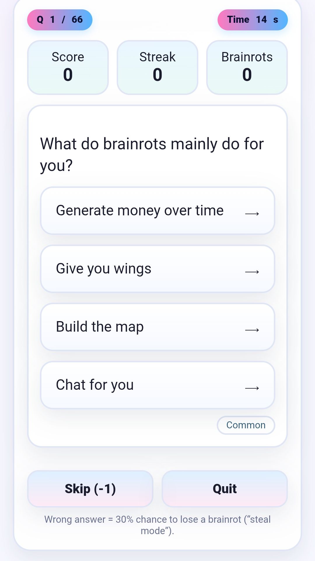 Steal a Brainrot: Trivia Quiz - App on the Amazon Appstore