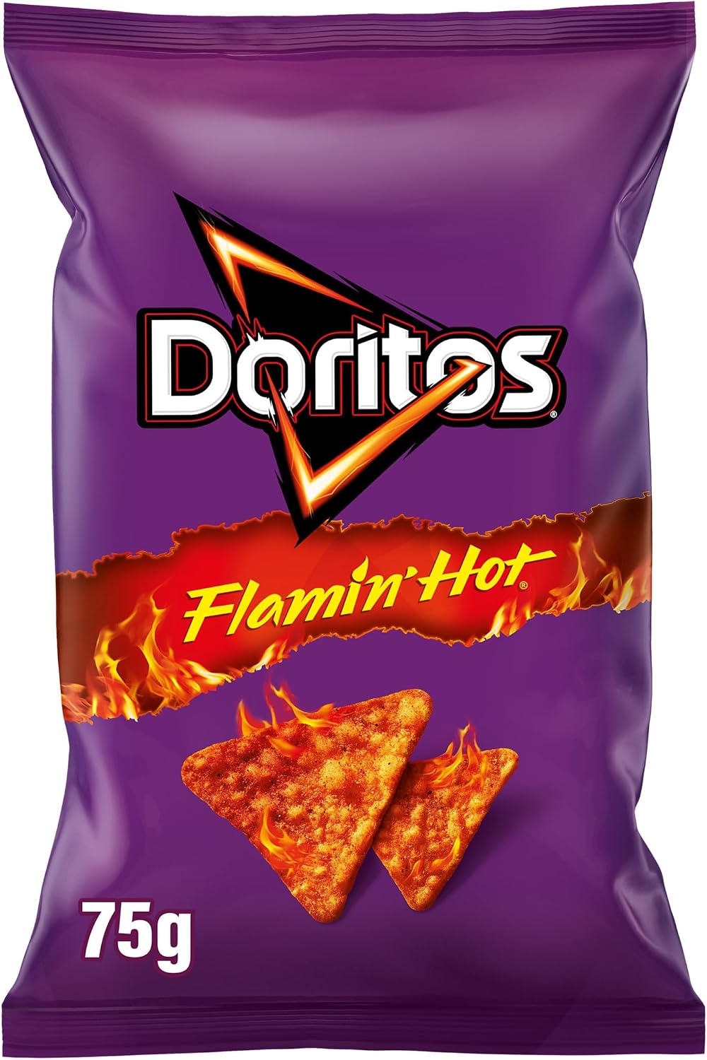 Doritos Flamin Hot, Snack de Maíz Picante, bolsa individual de ...