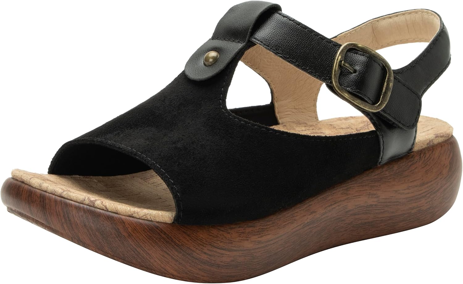 Amazon.com | Alegria Women's Betsie Stretch Black Comfort Dream Fit ...