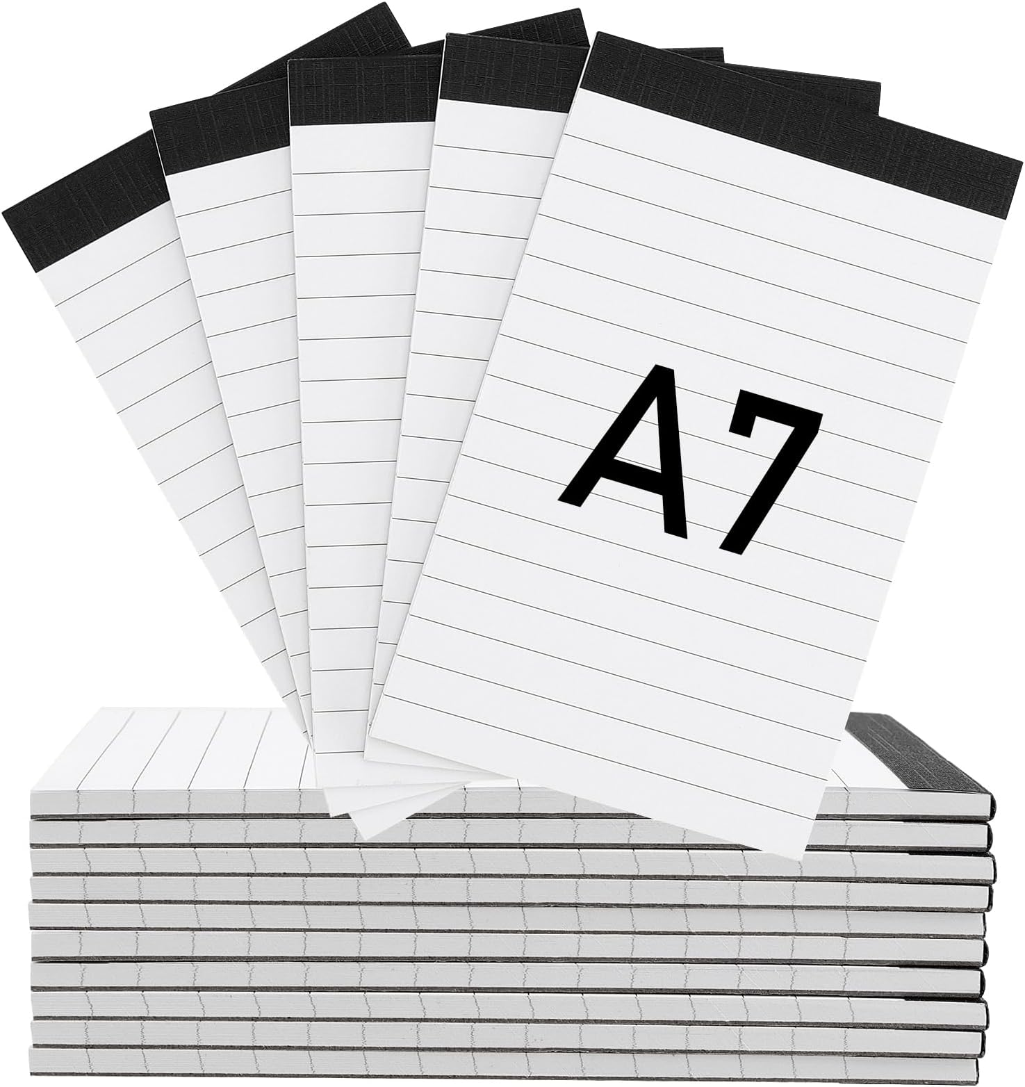 ZEONHEI 15 Pack A7 Small Notepad Refill Pads, 30 Sheets Lined Paper ...
