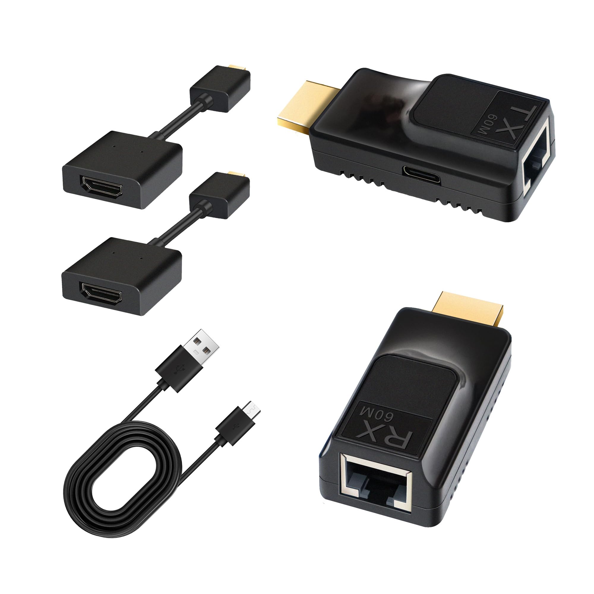 Snapklik.com : Sitechylor HDMI Extender Over Cat5e/Cat6 Ethernet Signal ...