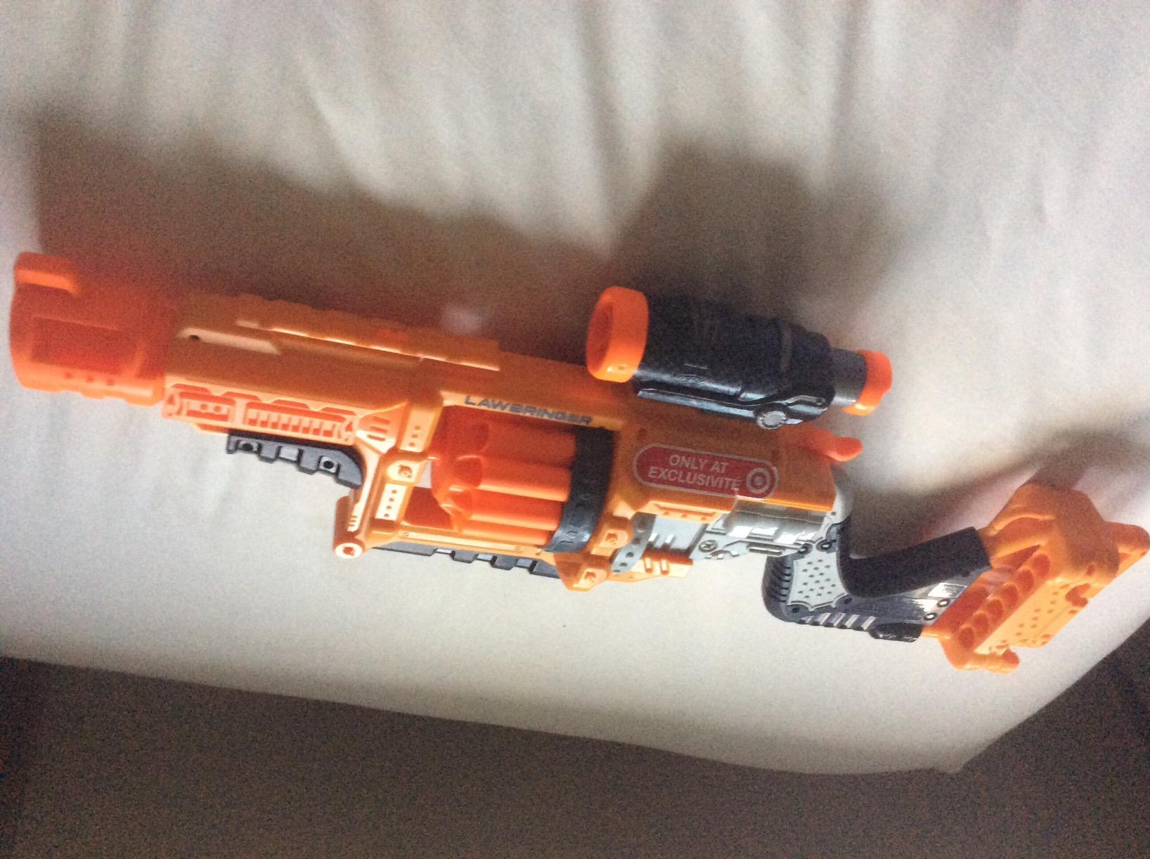 Amazon.com: Nerf Doomlands 2169 Lawbringer Blaster : Toys & Games