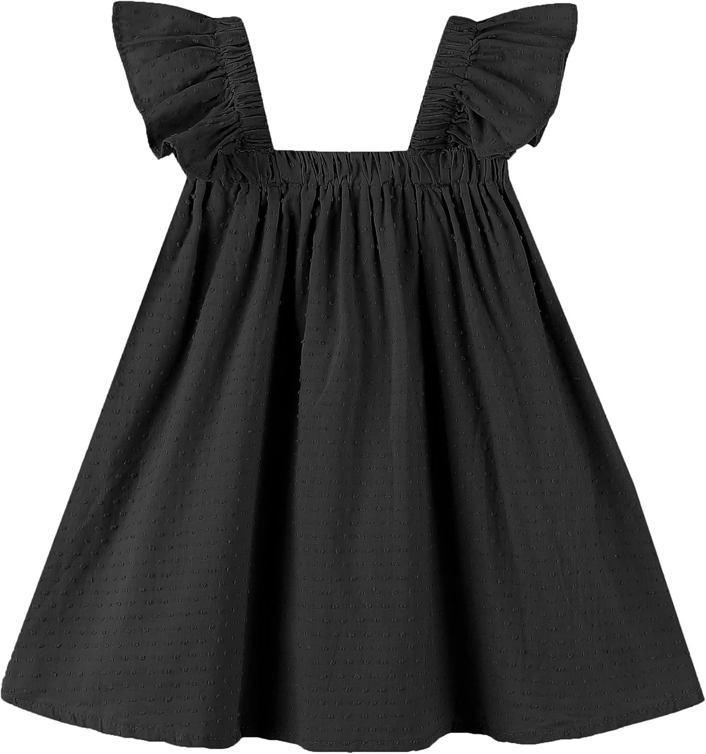 Amazon.com: LNKXRTY Baby Girls Cotton Dress Sleeveless Swiss Dot Dress ...