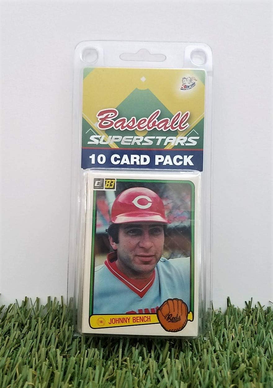 Amazon.com: Johnny Bench- (10) Card Pack MLB Baseball Superstar Johnny ...
