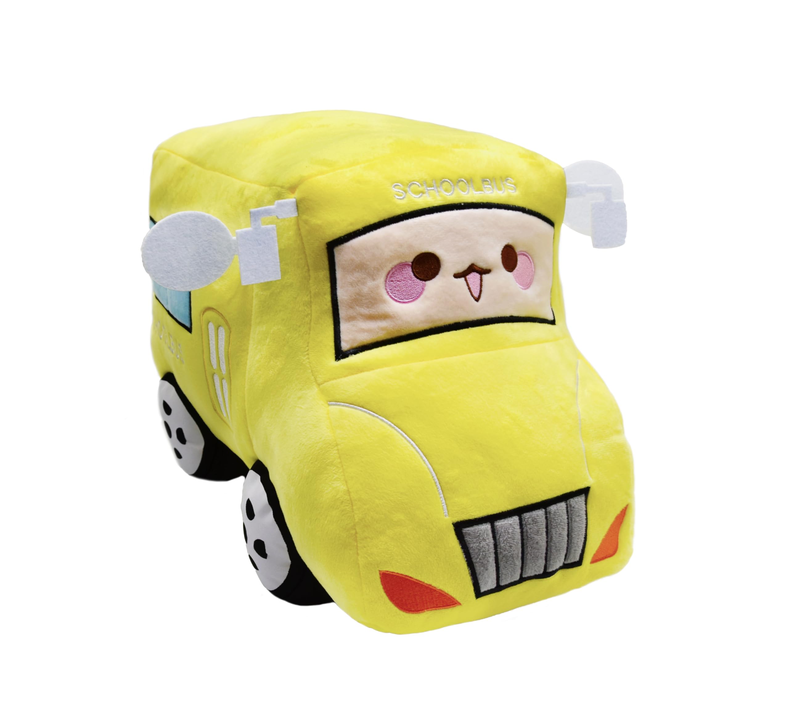 Amazon.com: Soft Plush School Bus Stuffed Car Toy Super Cute Yellow ...