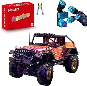 Amazon.com: MocArt Technic Remote Control Drift Off Road Car Building ...