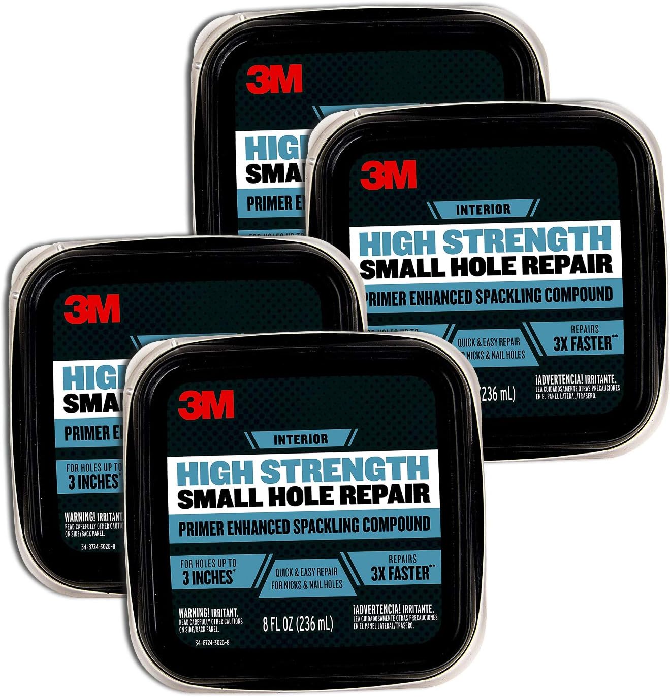 3M Patch Plus Primer, 4 Pack(8 fl oz) : Amazon.ca: Tools & Home Improvement