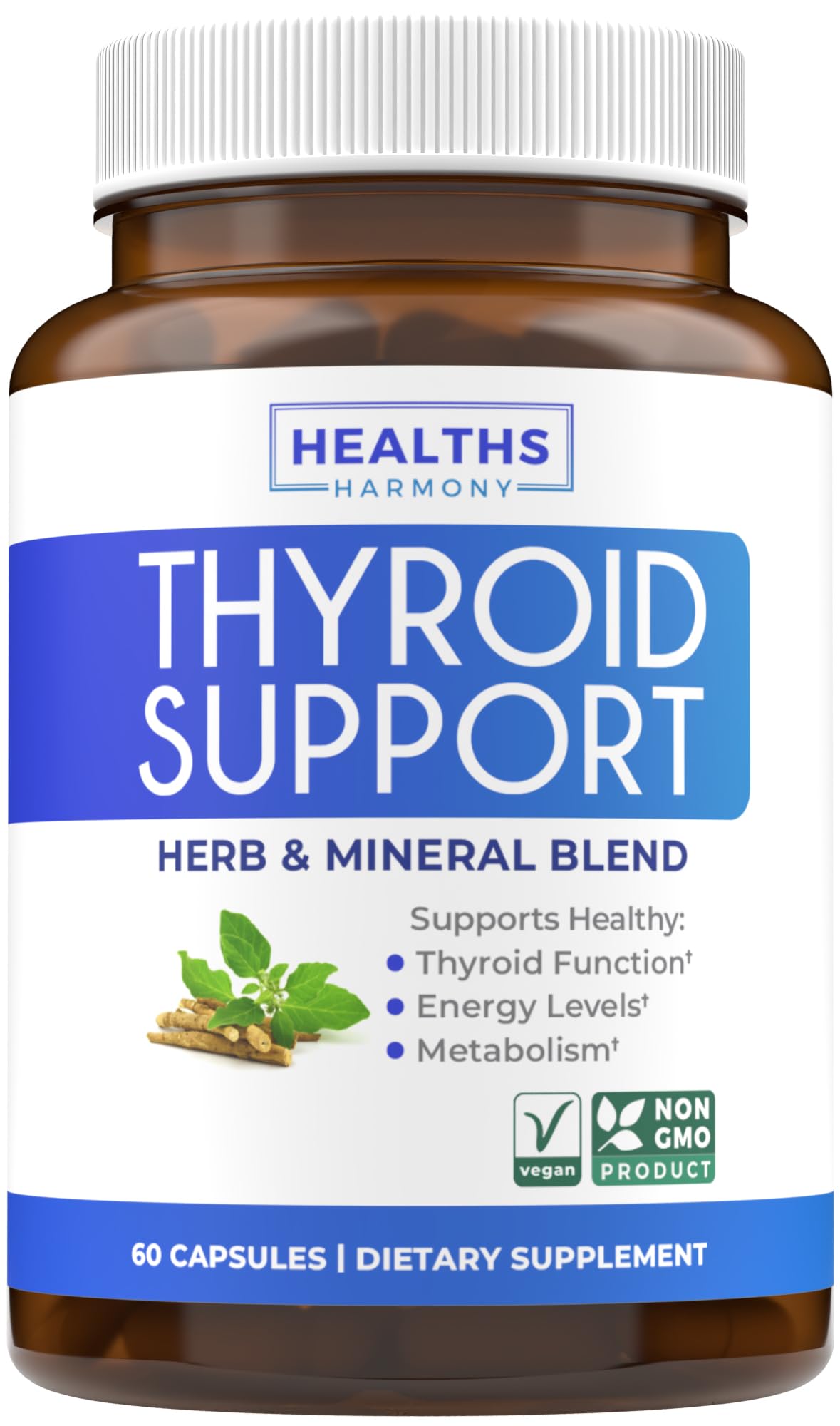 Amazon.com: Thyroid Support with Iodine (Non-GMO) Improve Your Energy ...