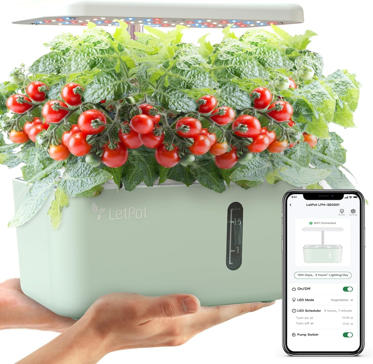 Amazon.com : LetPot Hydroponics Grow System - Smart Indoor Garden Kit ...