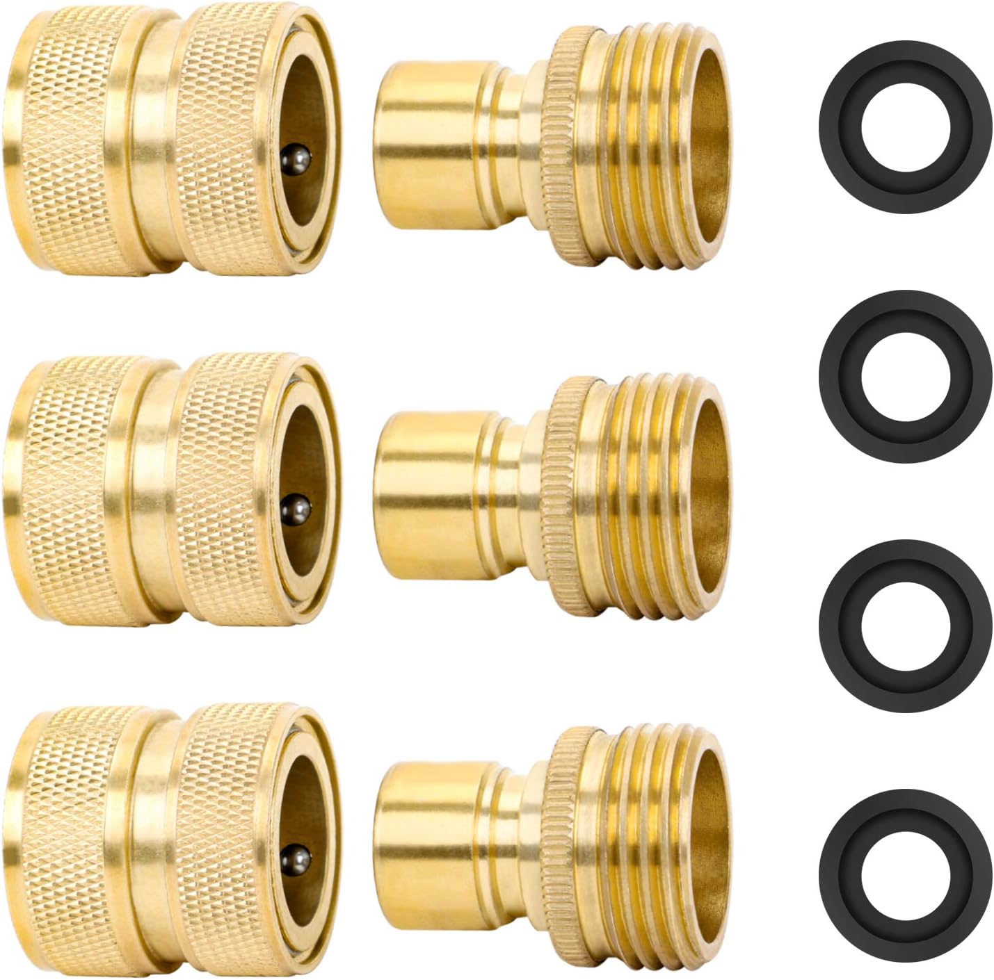 Amazon.com : Twinkle Star 3/4 Inch Garden Hose Fitting Quick Connector ...