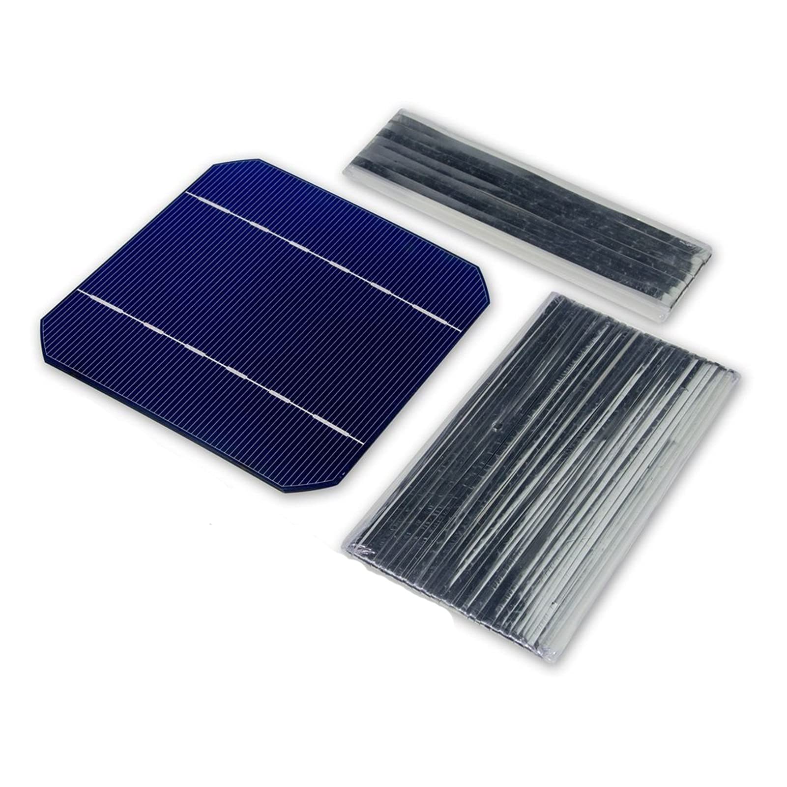 Buy uerdand DIY Solar Panel Cells Kit 100W 40Pcs 125MM Monocrystalline ...