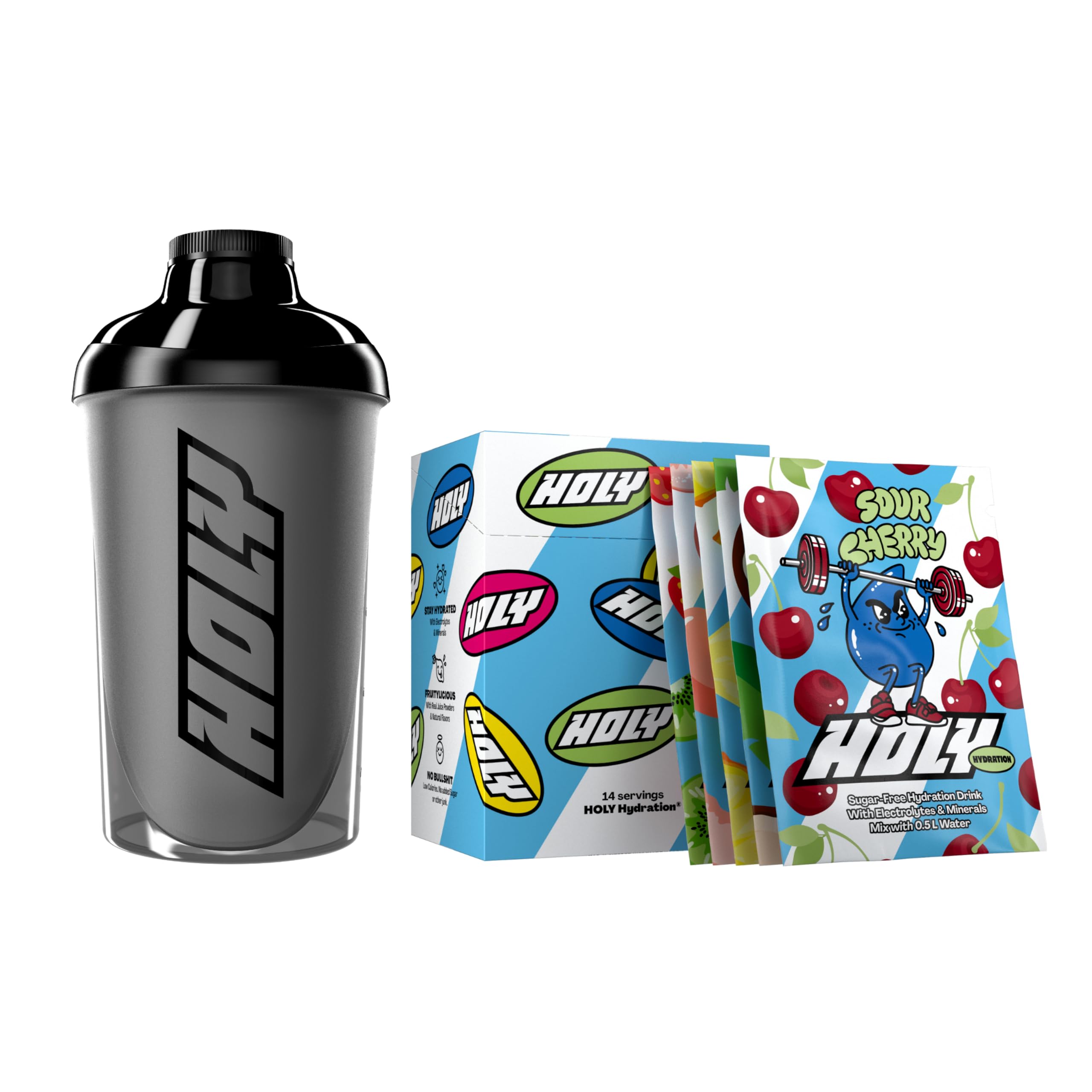 HOLY Hydration® Starter Set - Sports Drink | 2x7 Portions with Natural ...