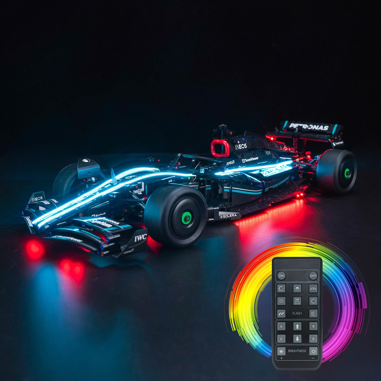 Light Kit for Lego Mercedes-AMG F1, Lighting Set for Lego 42171 Technic Mercedes-AMG F1 W14 E ...