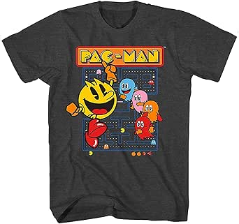 Pac-Man Official Pacman Video Game Shirt - Namco Atari Official T-Shirt ...
