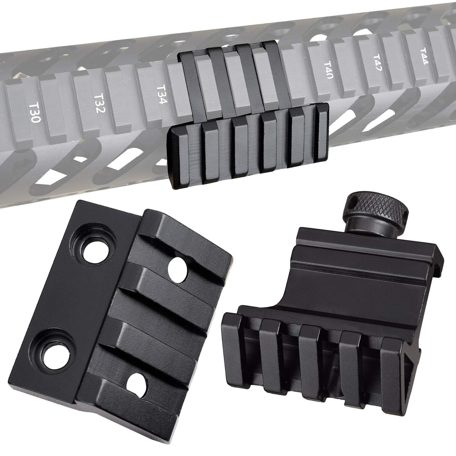 Maplon Offset Rail Mount 45 Degree Picatinny Rail Mount 45 | Desertcart ...