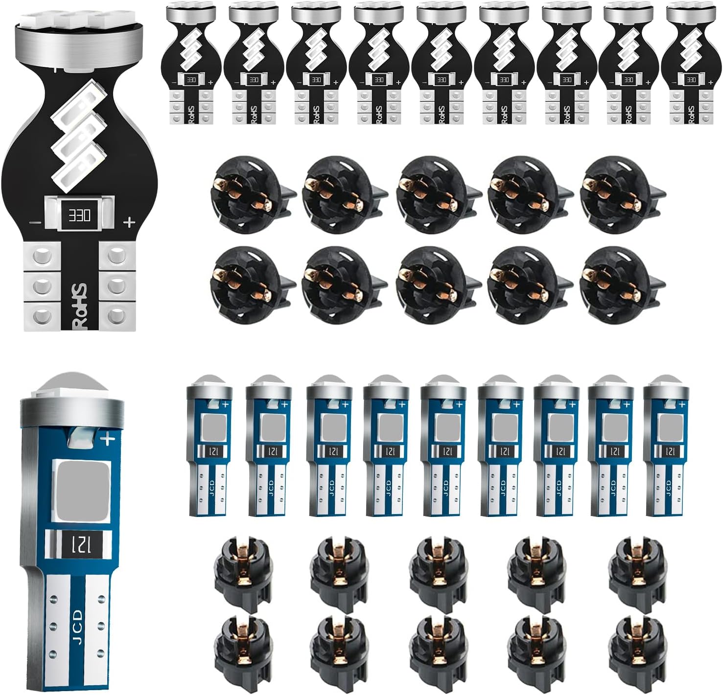Amazon.com: Antline T5 37 74 73 2723 2721 194 T10 168 2825 W5W LED Bulb ...