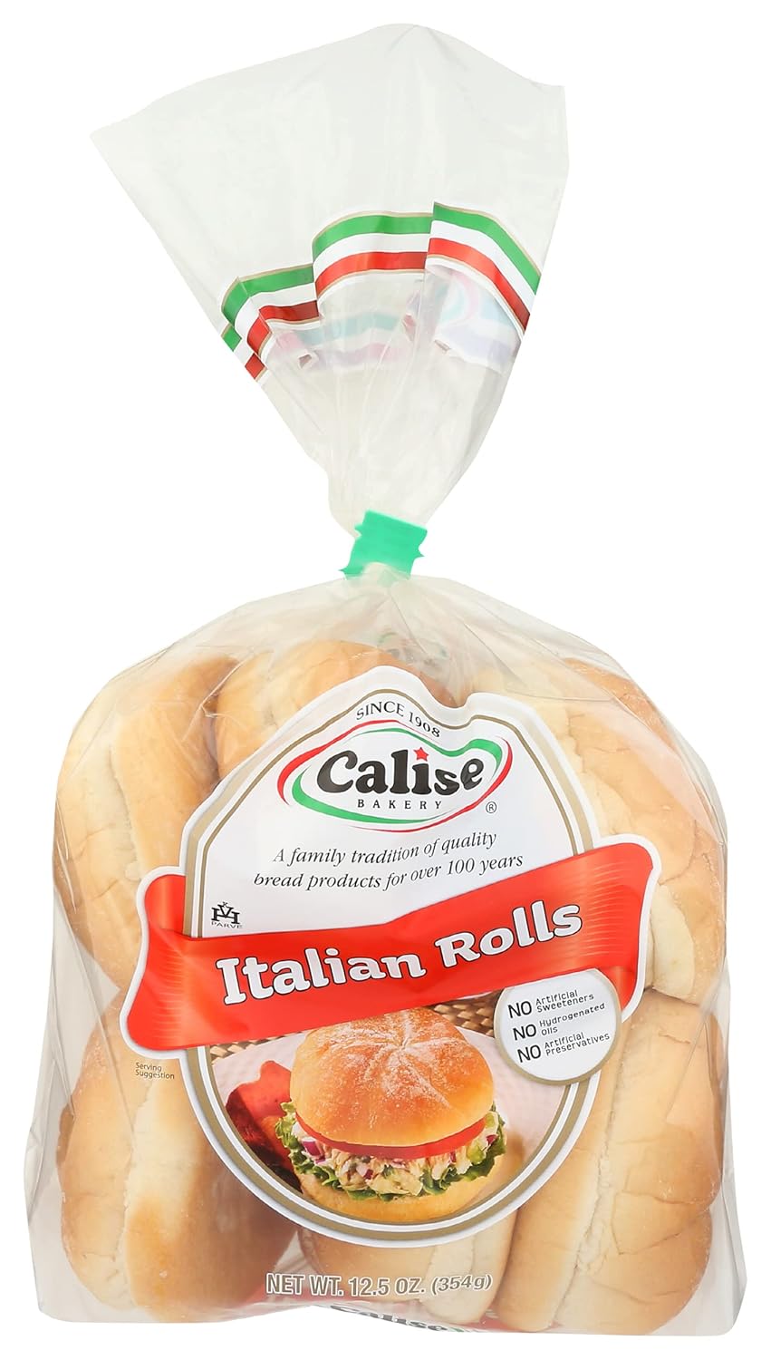 Amazon.com: Calise Bakery Italian Rolls, 12.5 OZ