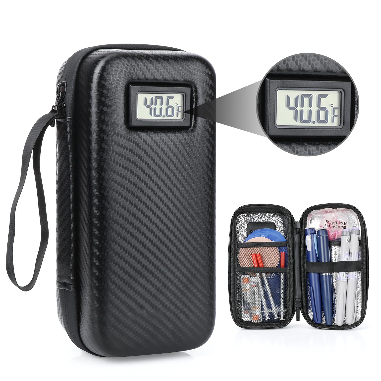 Amazon.com: Insulin Cooler Travel Case with 2 TSA Approved Gel Ice Pack ...