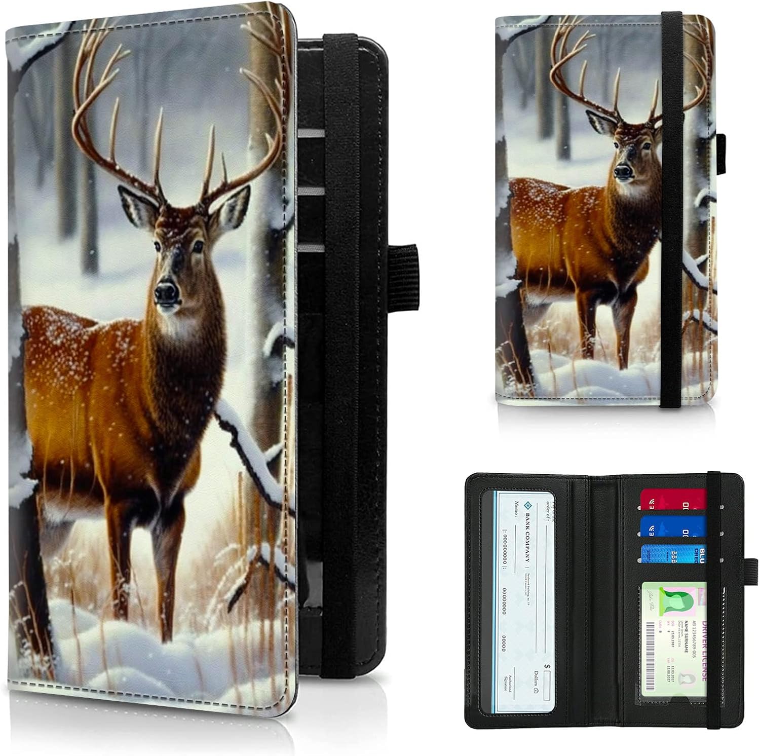 Amazon.com: BPQOJB Checkbook Cover for Men and Women Personal Checkbook ...