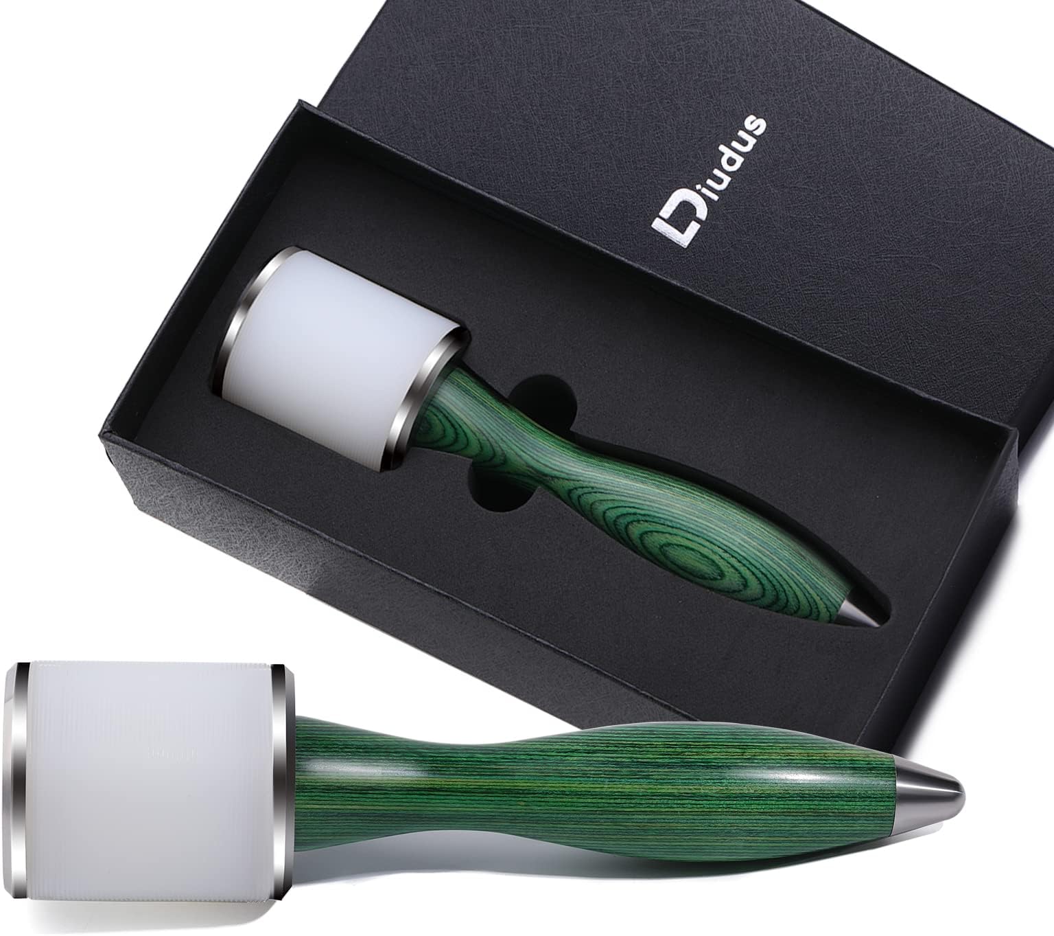 Amazon.com: Leathercraft Wooden Handle Nylon Hammer - Wood Leather ...