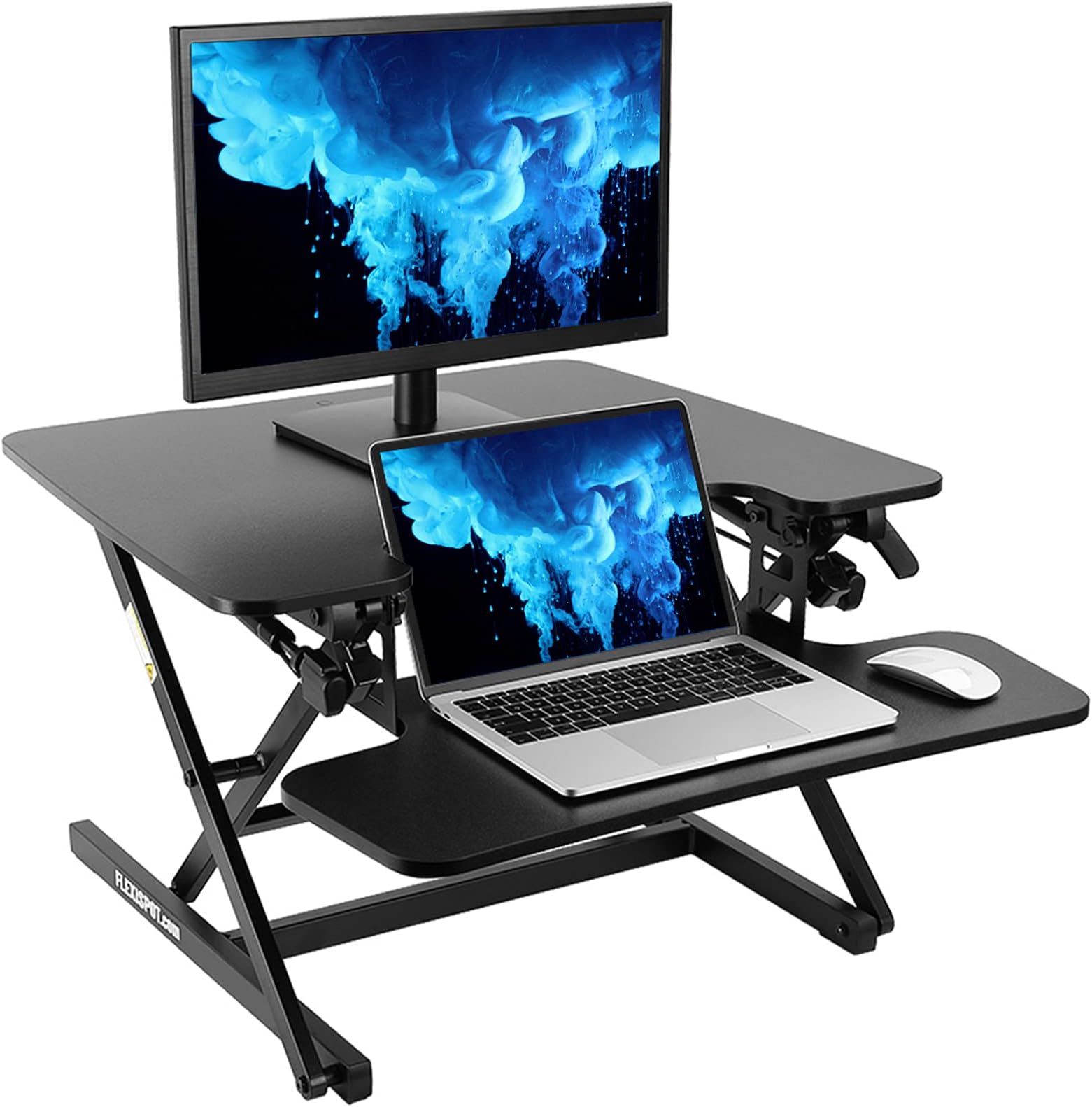 FLEXISPOT M8B Height Adjustable Standing Computer Desk Home Office ...