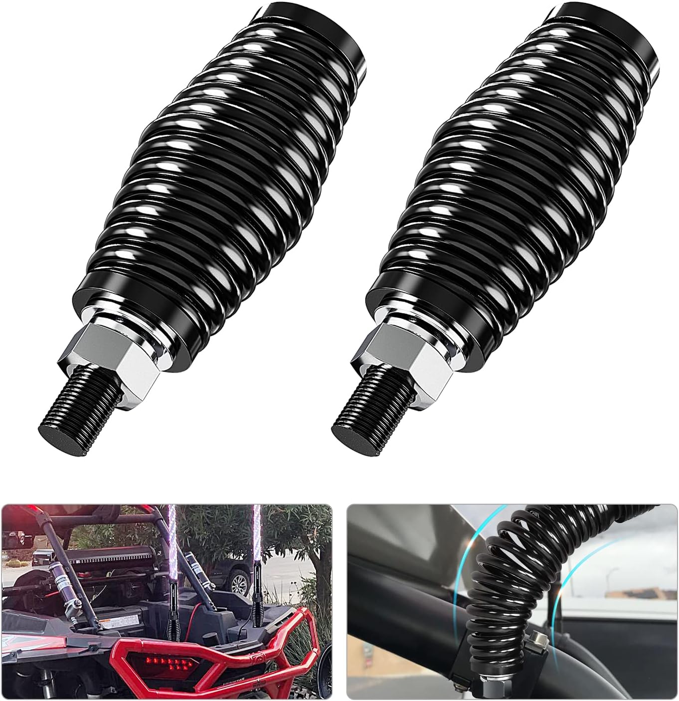 Amazon.com: Nilight 2pcs Heavy Duty Barrel Spring Mounting Base for ...