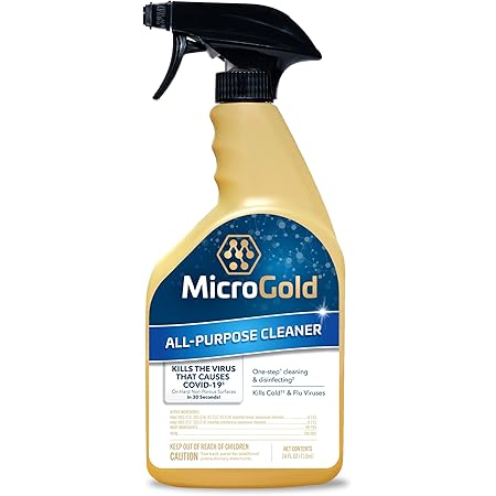 Amazon.com: MicroGold Multi-Action Disinfectant Antimicrobial Spray ...