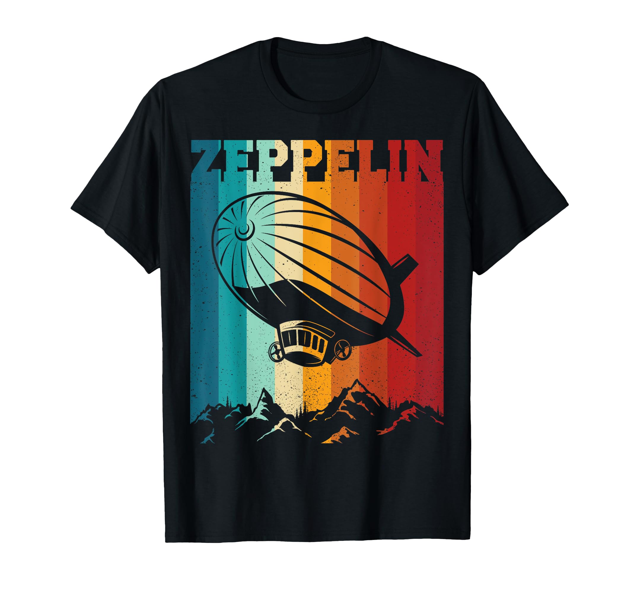 Amazon.com: Dirigible Airship Retro Zeppelin 70s 80s Zepelin Zepplin T ...