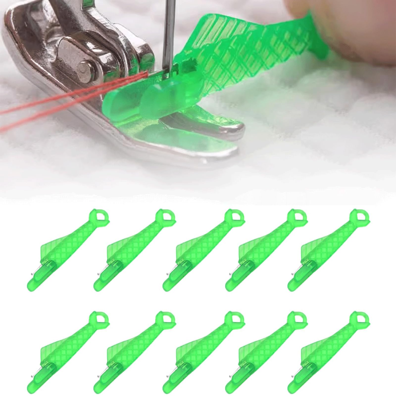 ROMANVIC Needle Threader, Pack of 10 Threading Aid, Fish Needle ...
