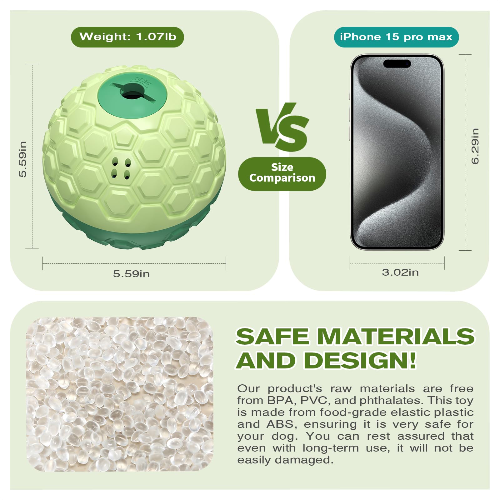 Snapklik.com : Treat Dispenser Roll Giggling Ball For All Breed Medium ...