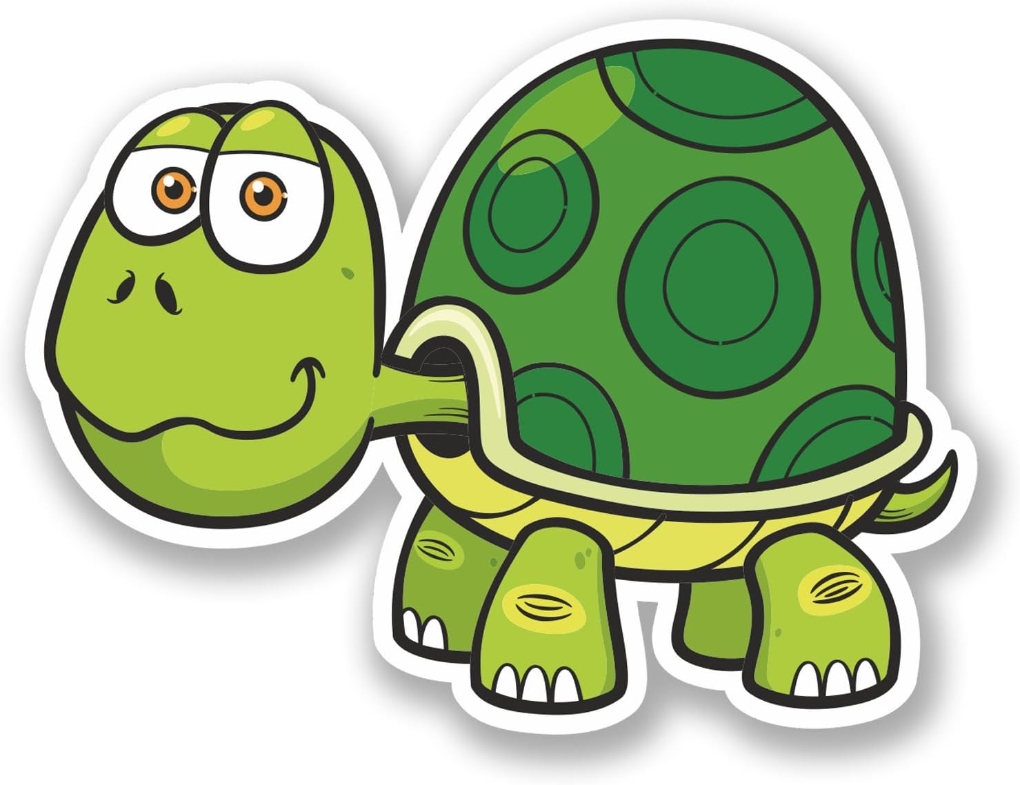 2 x 10cm Turtle Vinyl Sticker Decal Bike Laptop Car Bike Camper Van Fun ...