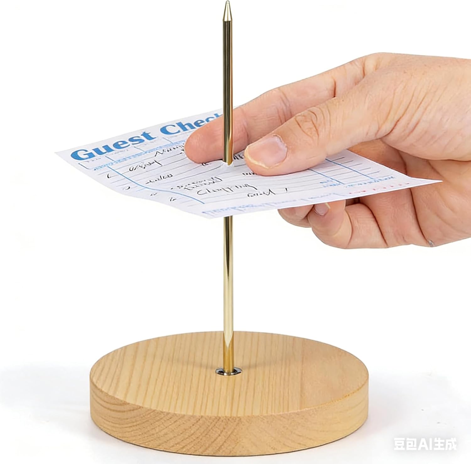 Amazon.com : 2Pcs Desk Receipt Holder,Bill Fork Receipt Spike,Heavy ...